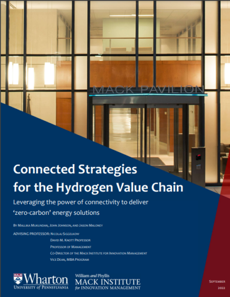 Connected Strategies for the Hydrogen Value Chain - Mack Institute for ...