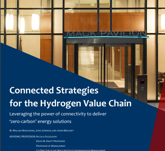 Connected Strategies for the Hydrogen Value Chain - Mack Institute for ...